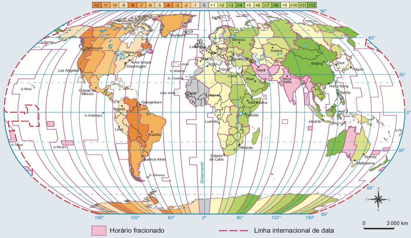Fusos Hor rios Como Funcionam Mapas E Como Calcular